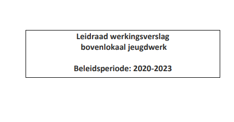 Leidraad eindverantwoording bovenlokale subsidies - Formaat